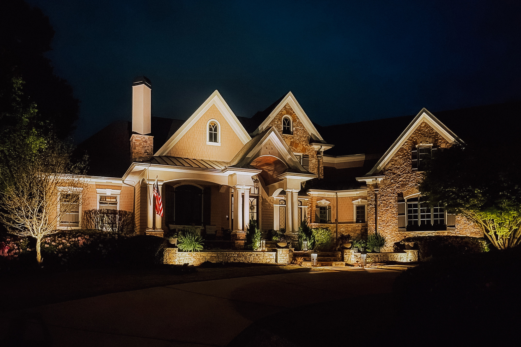 Landscape Lighting How To Design | Great Estates Landscaping